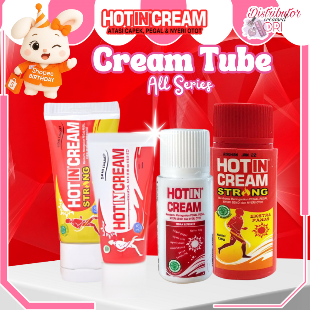 Jual HOT IN CREAM Botol / Tube 60Gr -All Series I Nyeri Sendi I Nyeri ...