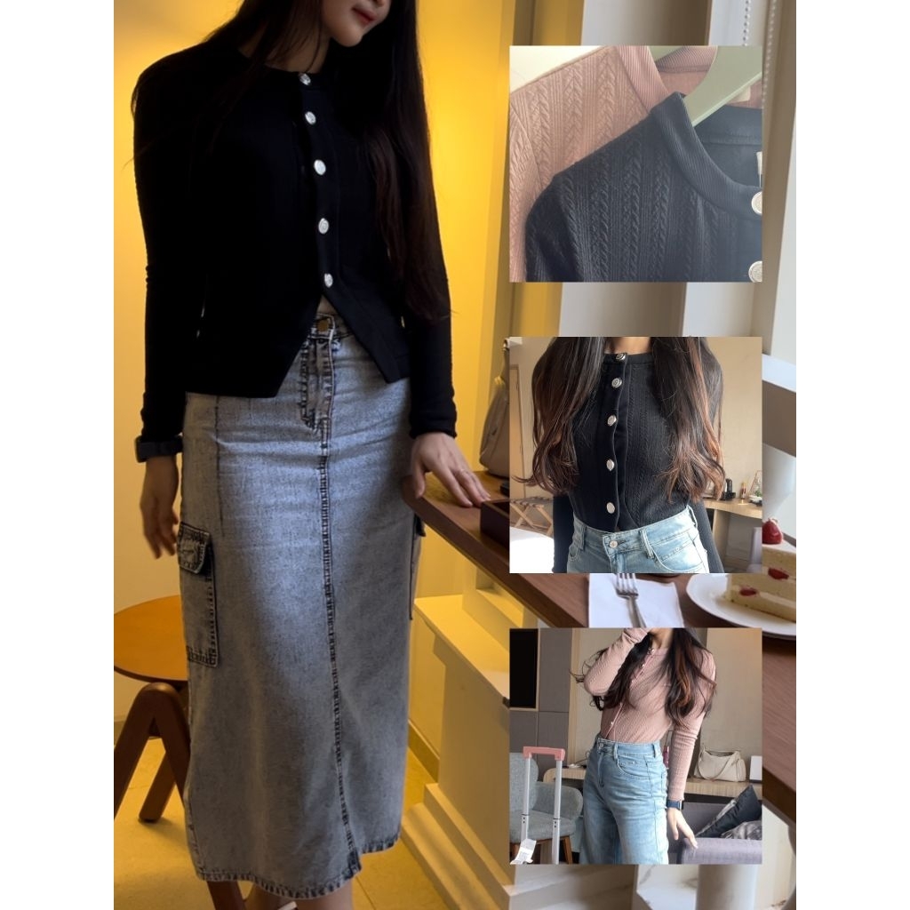 Jual 008CC Cable Cardigan | Shopee Indonesia