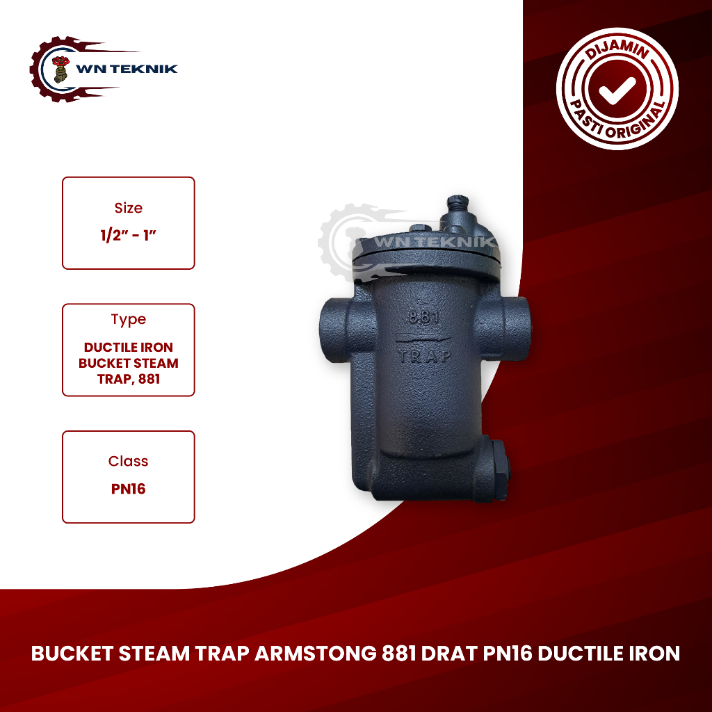 Jual BUCKET STEAM TRAP ARMSTRONG 881, 3/4" INCH ORIGINAL | Shopee Indonesia
