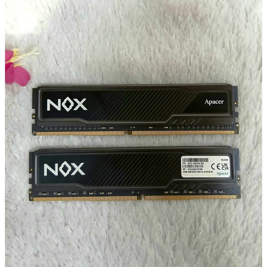 Jual RAM 32GB Kit Apacer NOX DDR4 3200MHz – Low Profile Normal Siap ...