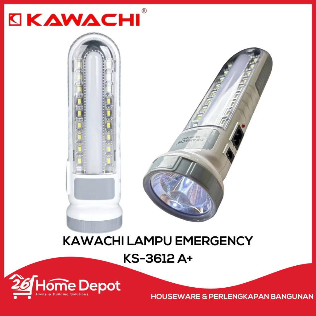 Jual KAWACHI Lampu Emergency KS-3612 A+ / Lampu Darurat / Lampu ...