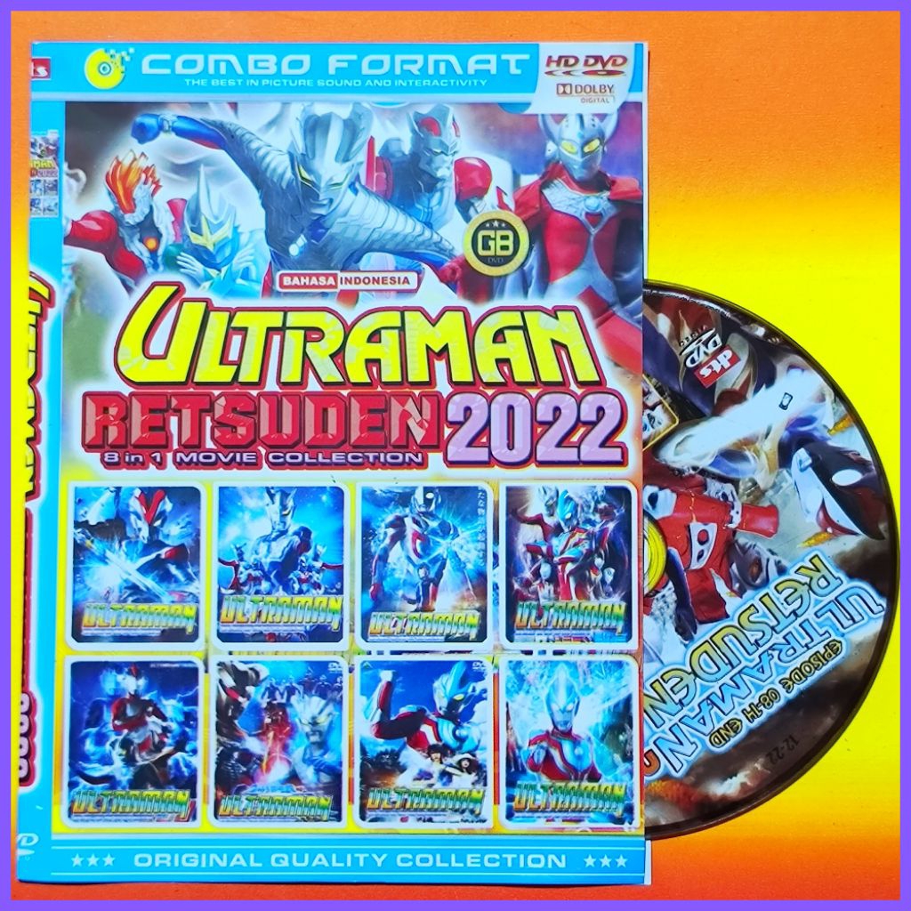 Jual Kaset Film Kartun Anak Koleksi Ultraman Retsuden Pilihan ...