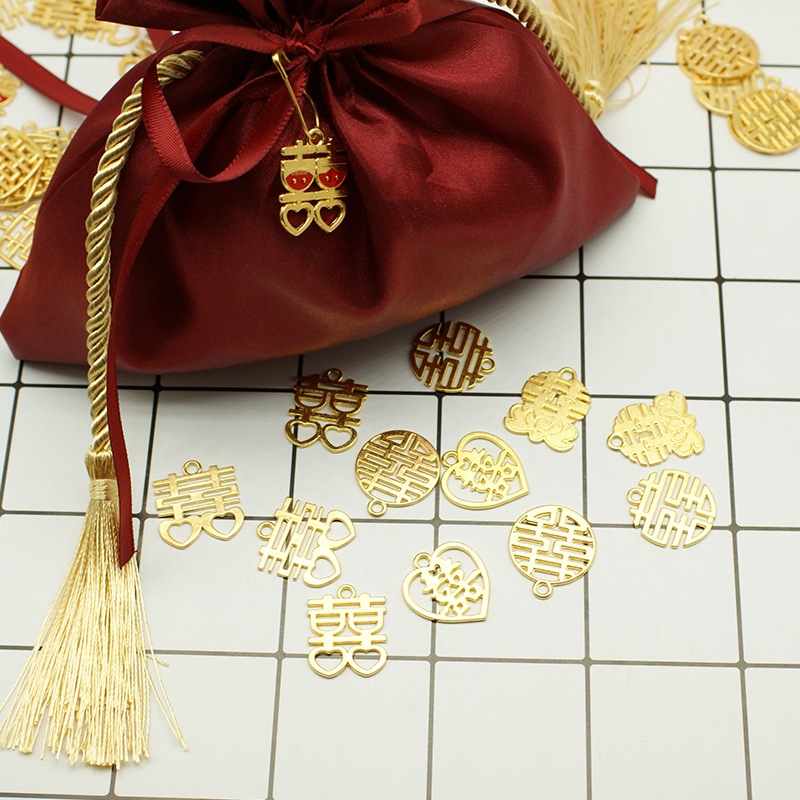 Jual HANGTAG DEKORASI CHINESE WEDDING SHUANG XI TAG SOVENIR GANTUNGAN ...
