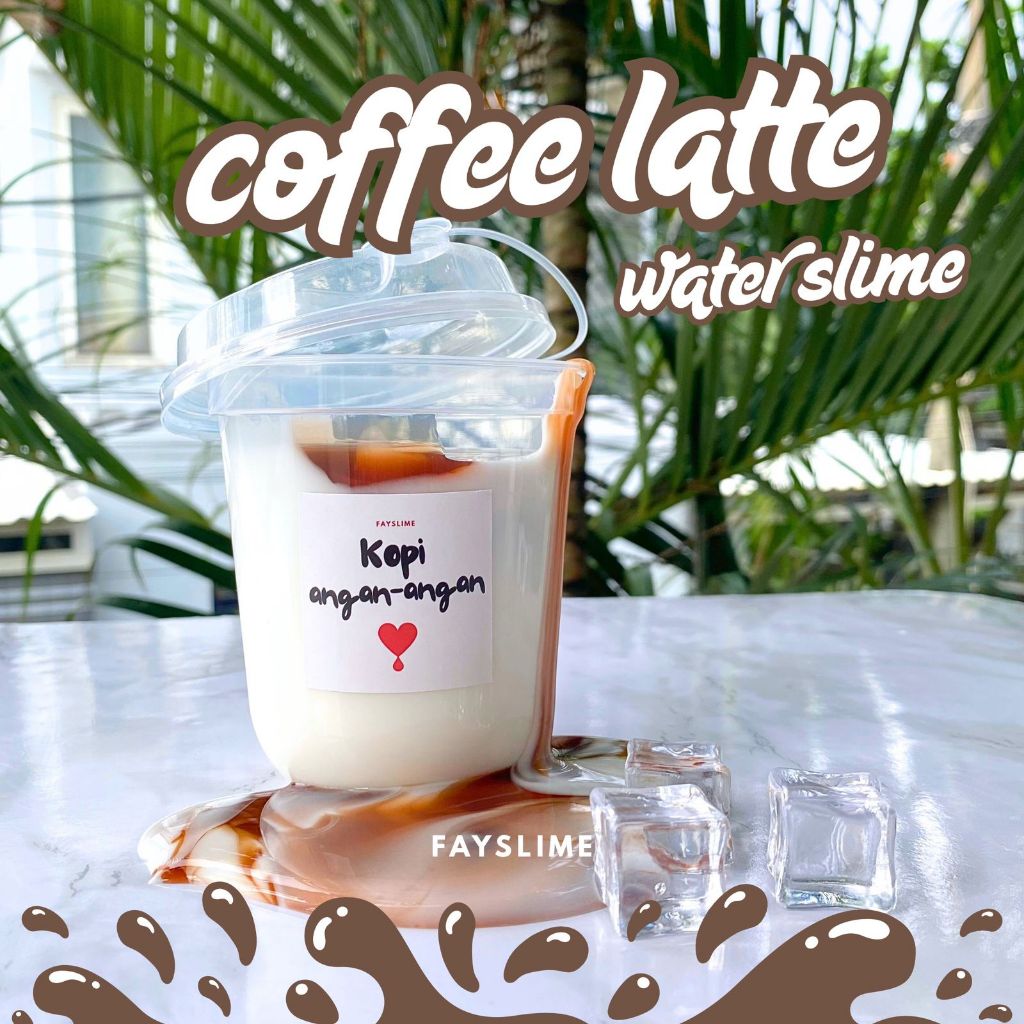 Jual coffee latte water slime | slime kopi | slime mainan anak | Shopee ...
