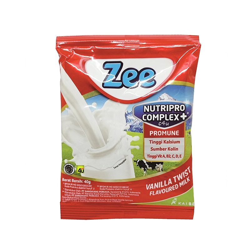 Jual New Item ZEE VANILA TWIST MILK SCT 39G | Shopee Indonesia