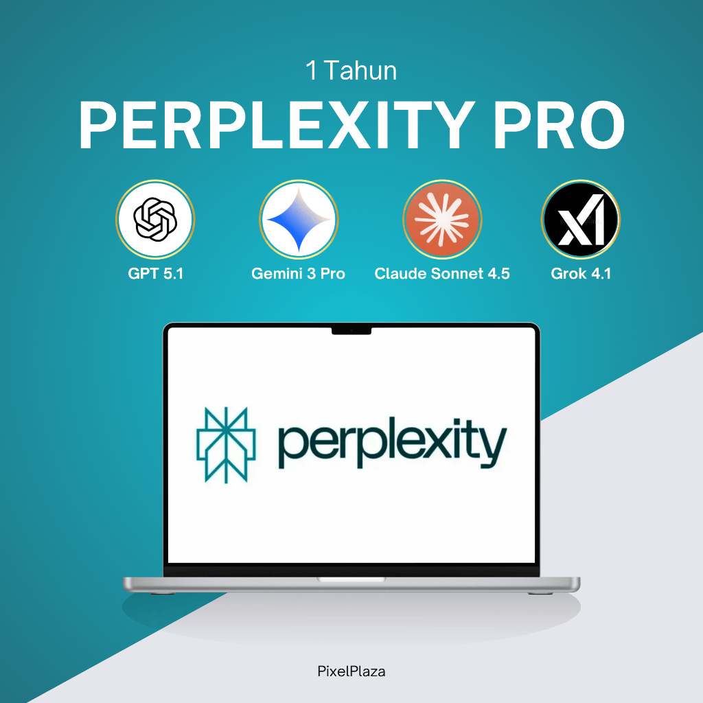 Jual Perplexity Pro 1 Tahun - Akses Penuh Model AI Terbaru, GPT 5, GROK ...