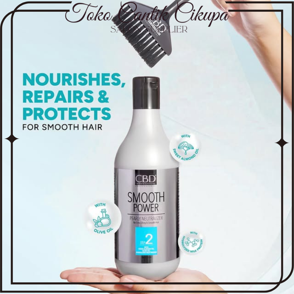 Jual CBD Smooth Power Neutralizer Step2 500ml - Netral Pelurus Rambut ...