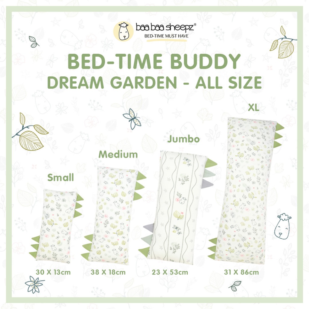 Jual Baabaasheepz Bedtime Buddy Dream Garden Cream with Color tag S/M/L ...