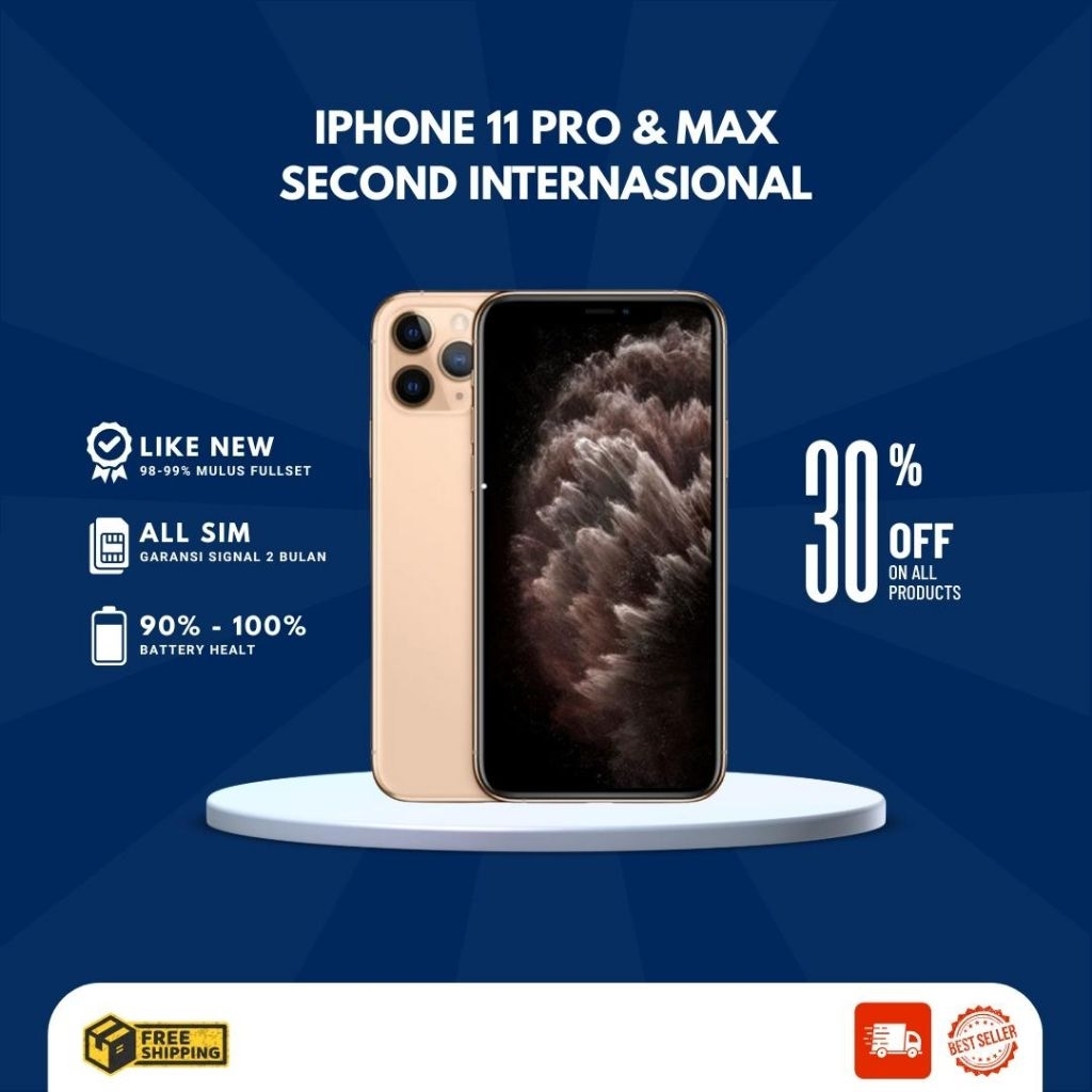 Jual IP11 PRO 256GB/128GB SECOND ORIGINAL | Shopee Indonesia