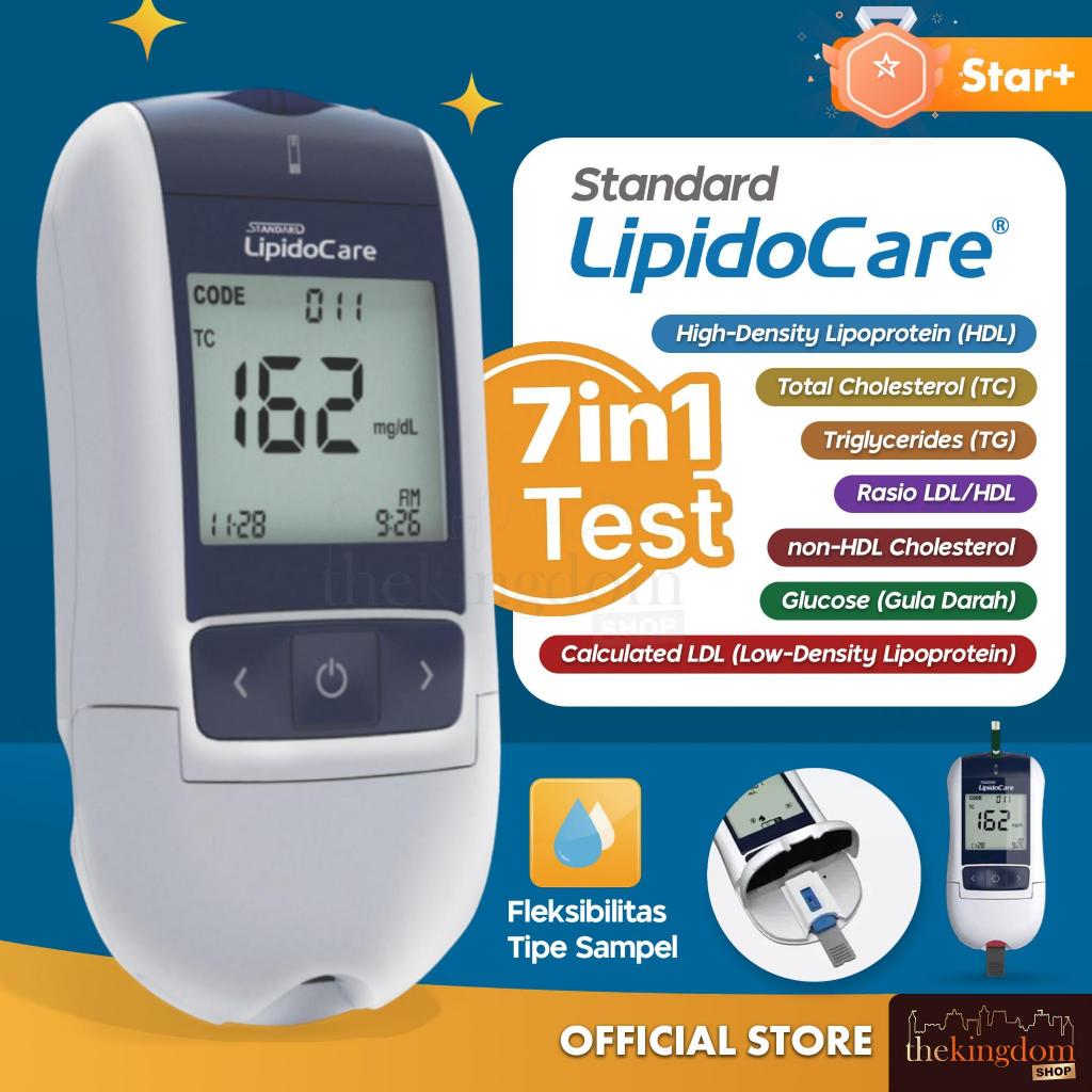 Jual Standard LipidoCare Analyzer Alat Cek Darah Multifungsi 7in1 Lipid ...