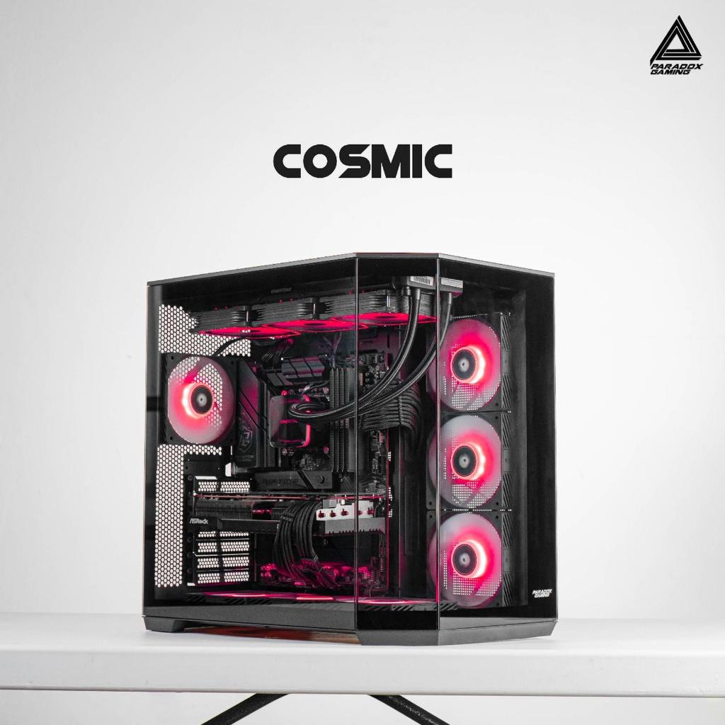 Jual Casing PC / PC Case Gaming PARADOX GAMING CASING D60 COSMIC Black ...