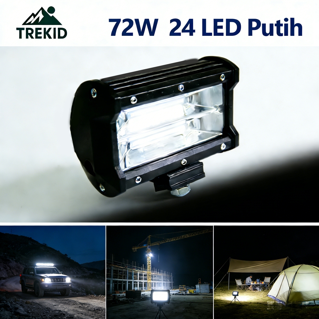 Jual Lampu Sorot LED Putih untuk Truk Bus Mobil Off-Road – Model Dua ...