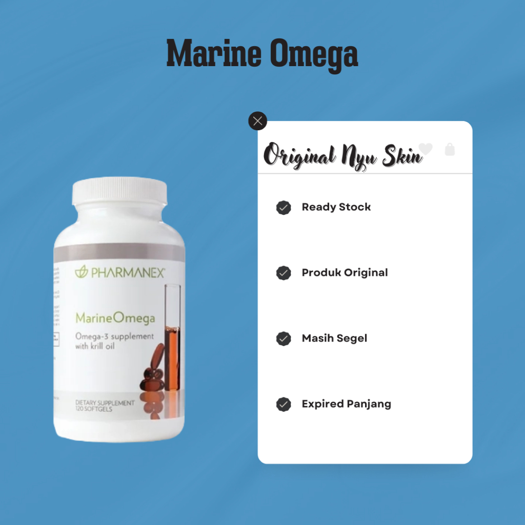 Jual Suplemen Marine Omega 120 Kapsul Exp 10/2026 | Shopee Indonesia