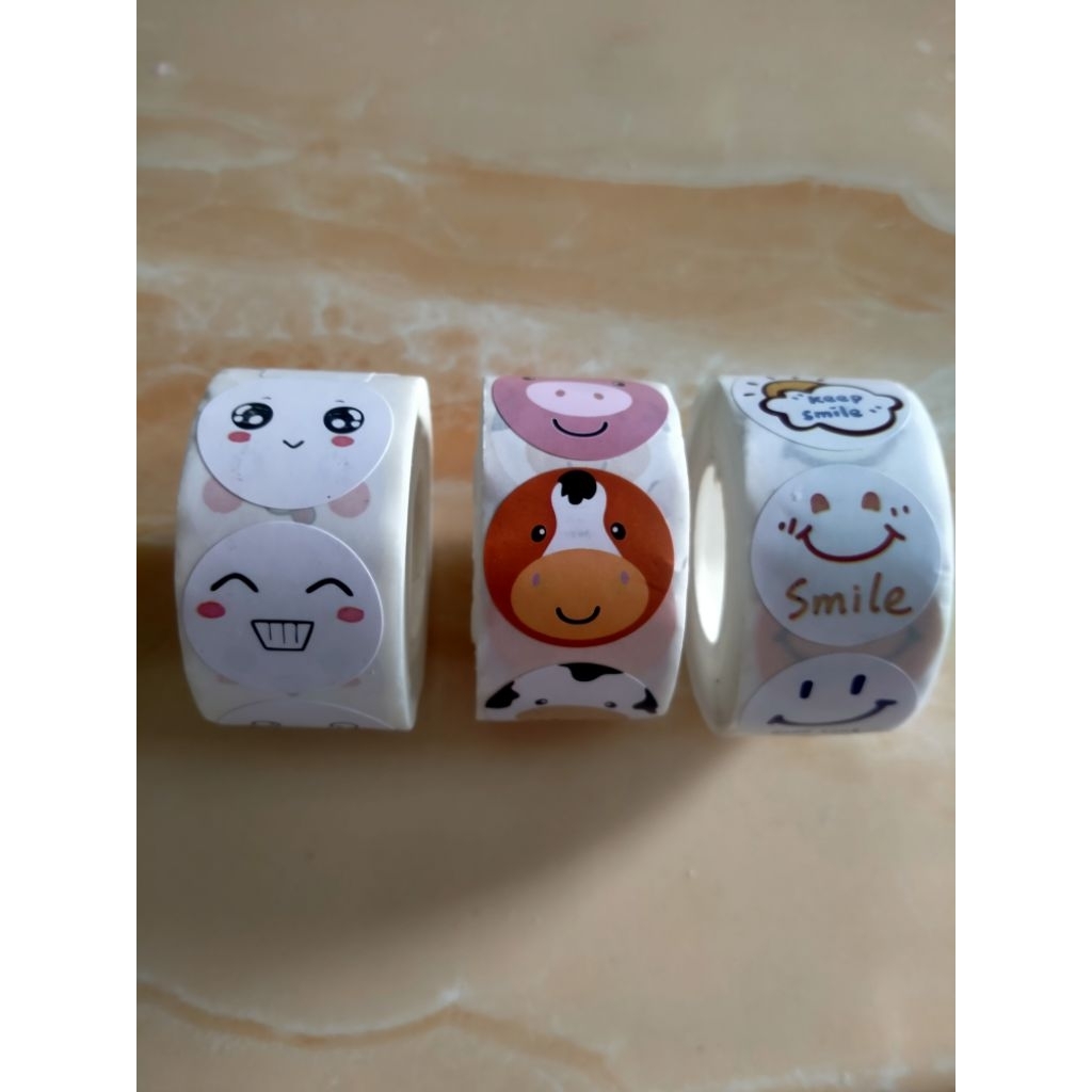 Jual sticker roll 500 pcs | Shopee Indonesia