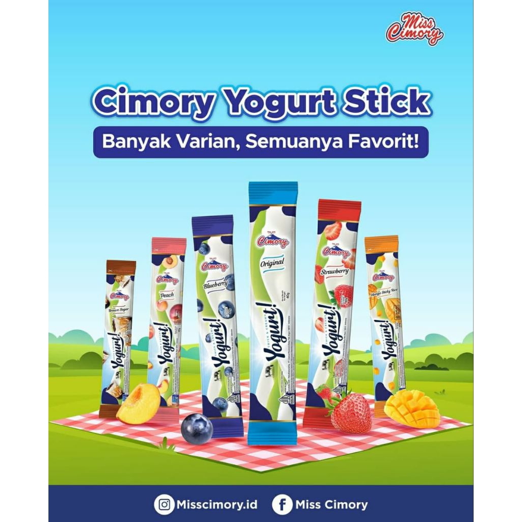 Jual Cimory yogurt stick 40gram (2box=50pcs) | Shopee Indonesia