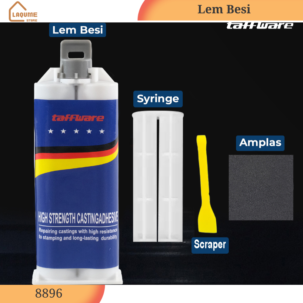 Jual Lem Besi AB Super Kuat Tahan Panas untuk Reparasi Besi, Kaca, dan ...