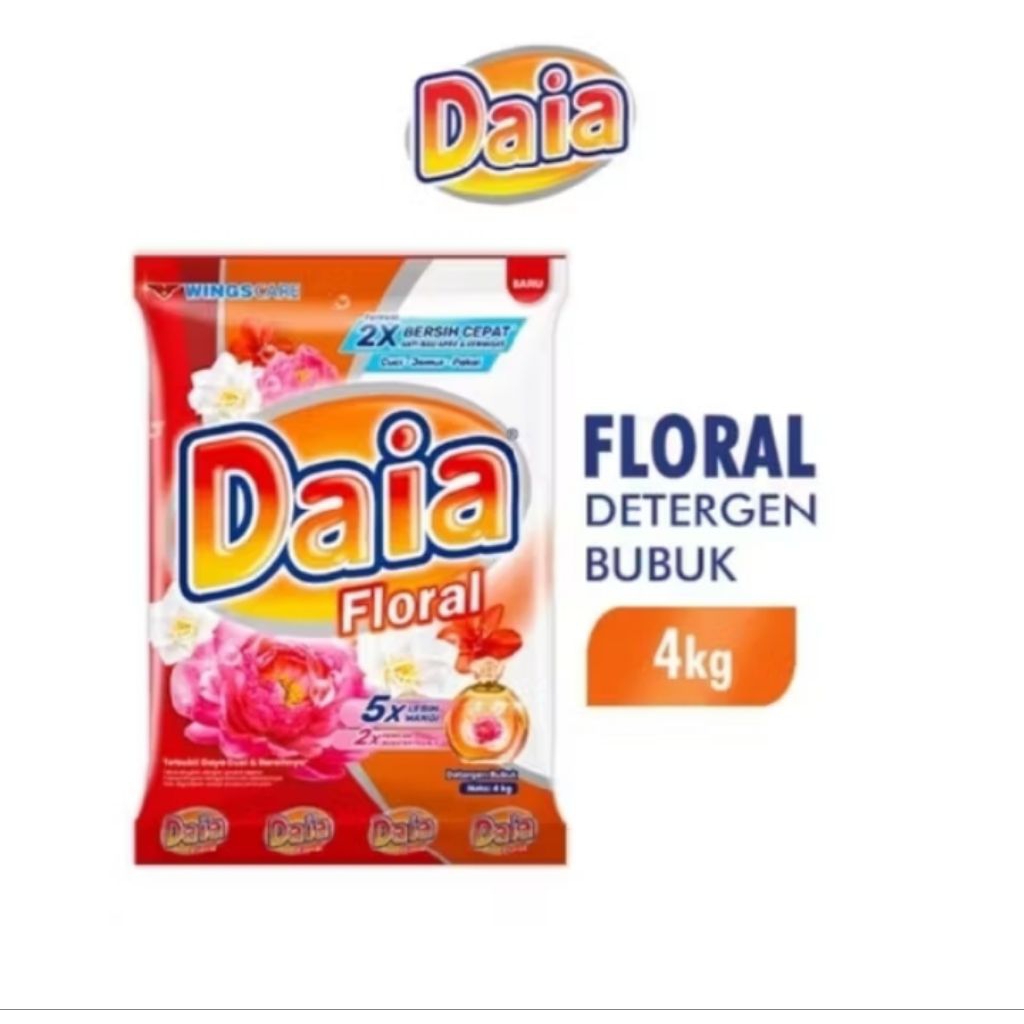 Jual Daia Floral, Daia Clean & Fresh Hijab, Daia Putih 4 kg,Daia violet ...