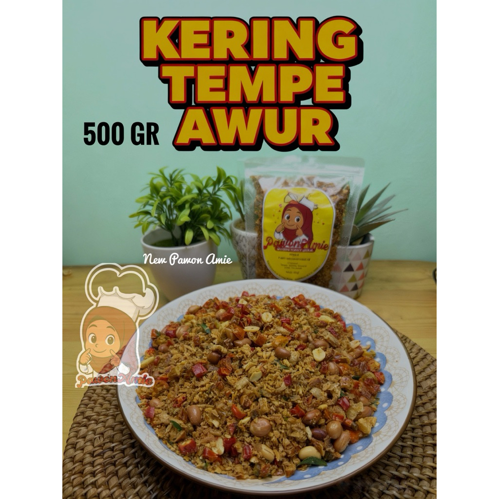 Jual KERING TEMPE AWUR 500gr LAUK PRAKTIS PEDAS ASIN GURIH | Shopee ...