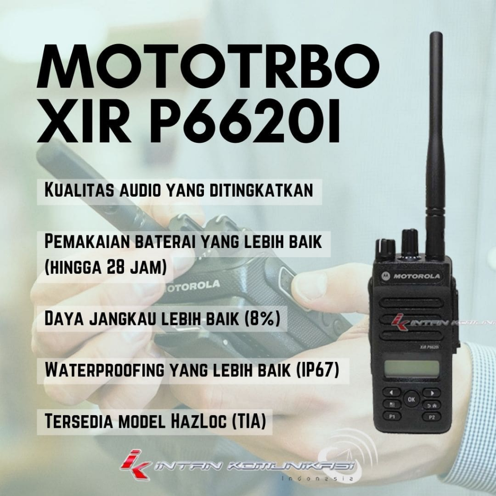 Jual Handy Talky HT MOTOROLA XIR P6620i TIA | Shopee Indonesia