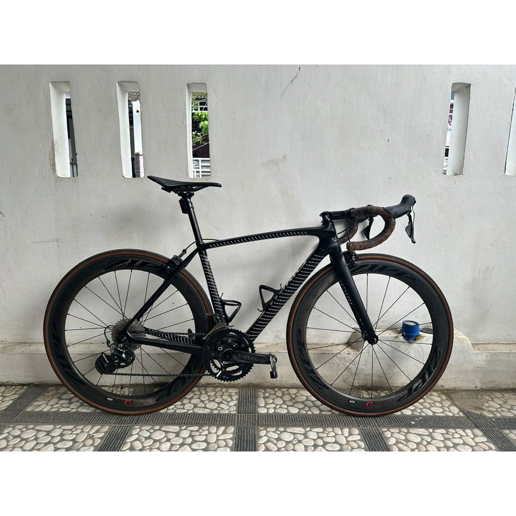 Jual FRAME ROADBIKE SWORKS TARMAC SL5 SIZE 52 INCUDE CRANK POWER METER ...
