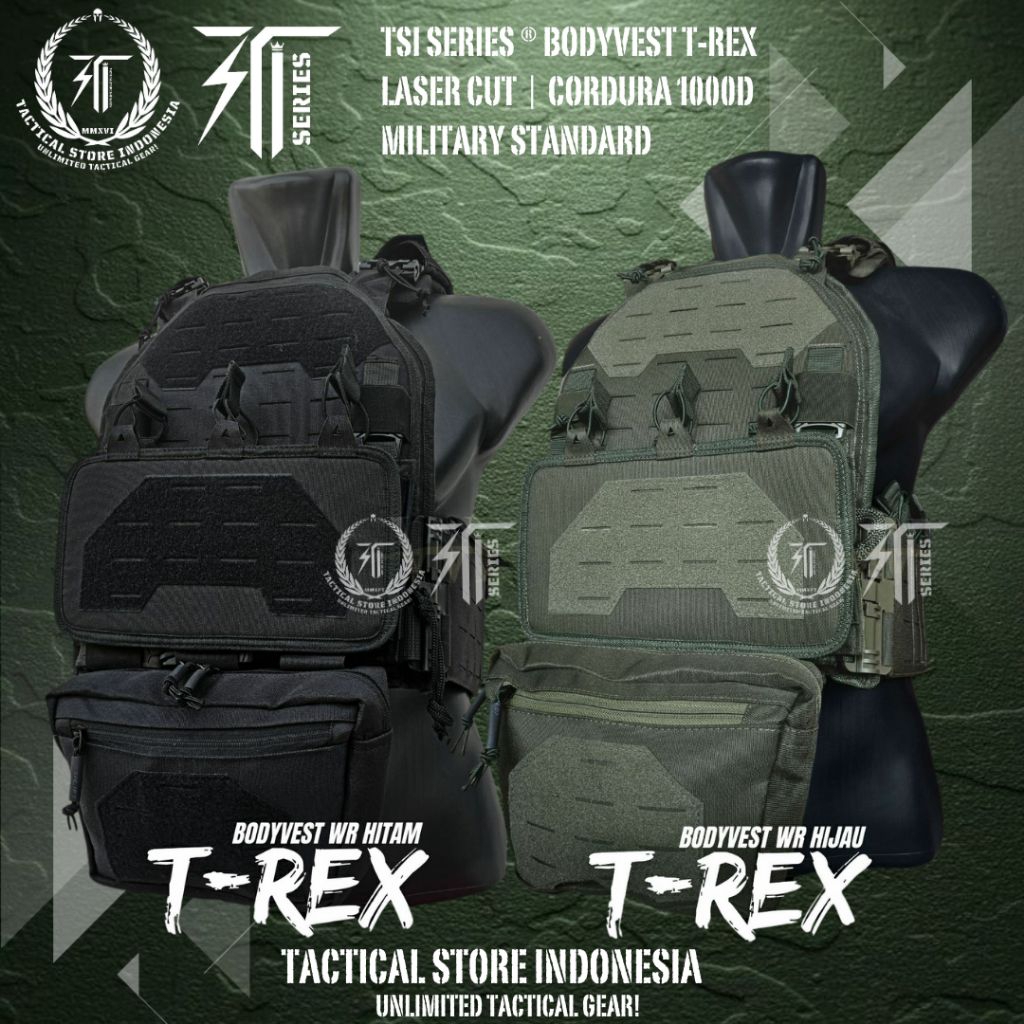 Jual TSI SERIES ® 100% ORIGINAL (BEST SELLER) - Bodyvest TREX - Body ...
