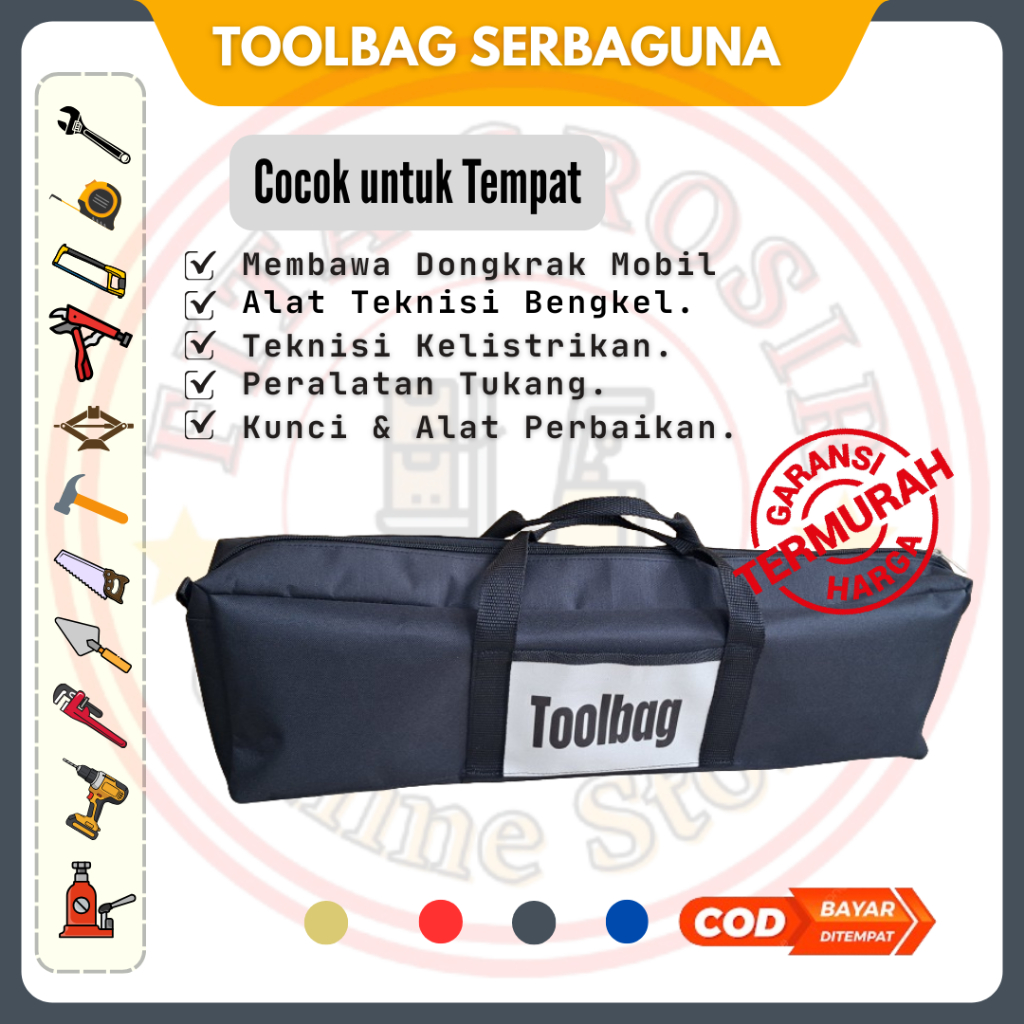 Jual TAS PERALATAN PERTUKANGAN / TAS DONGKRAK MOBIL / TAS ALAT TEKNISI ...