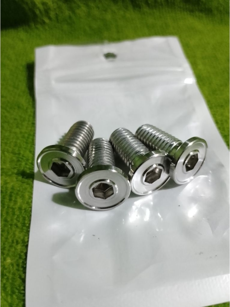 Jual baut L slim M8 stainles / baut 12 / baut discbrake | Shopee Indonesia