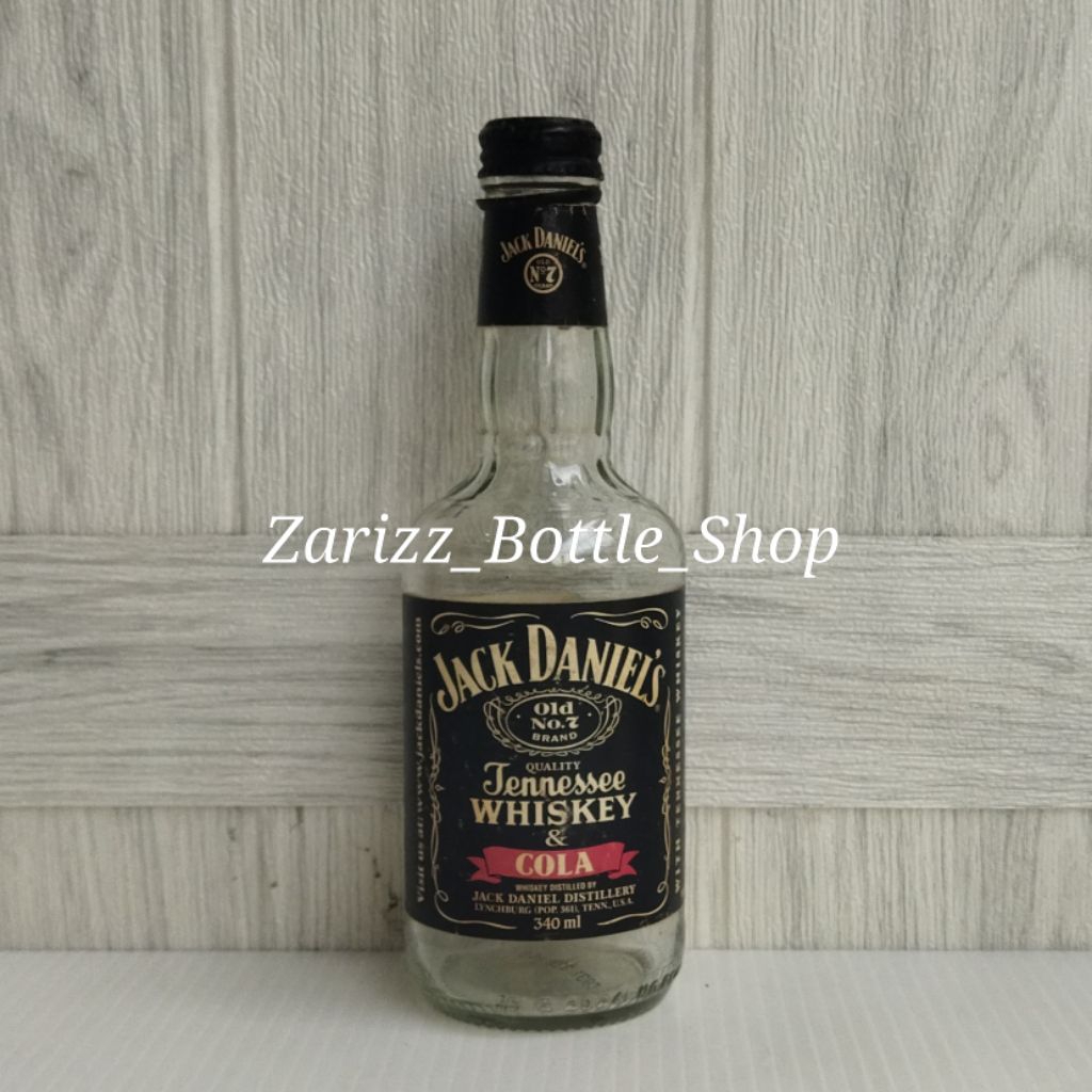 Jual Botol Kosong Jack Daniels Cola 340ml | Shopee Indonesia
