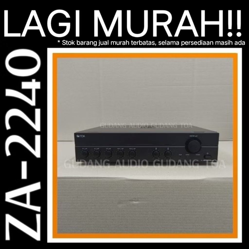 Jual POWER MIXER AMPLIFIER TOA ZA-2240 ZA 2240 240 WATT ORIGINAL ...
