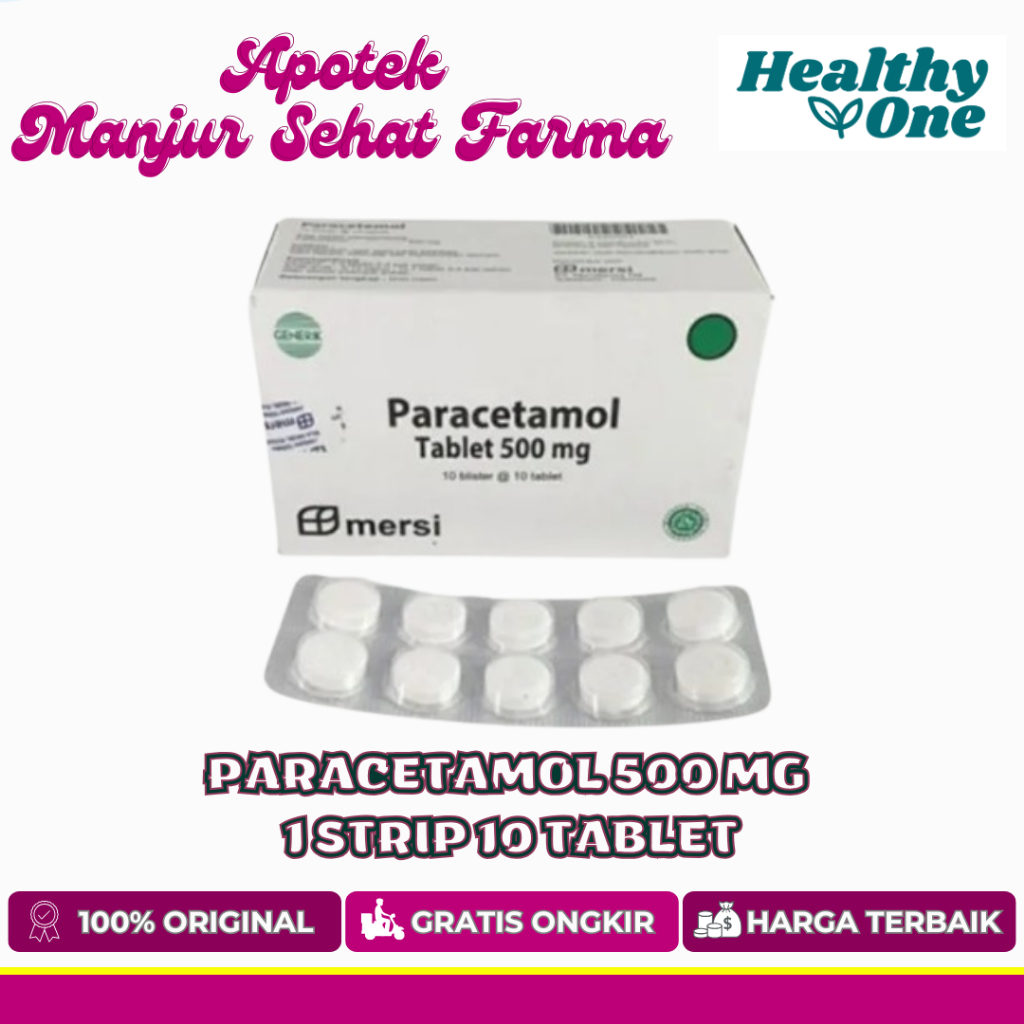 Jual PARACETAMOL 500 10S@10`S (PIM) | Shopee Indonesia