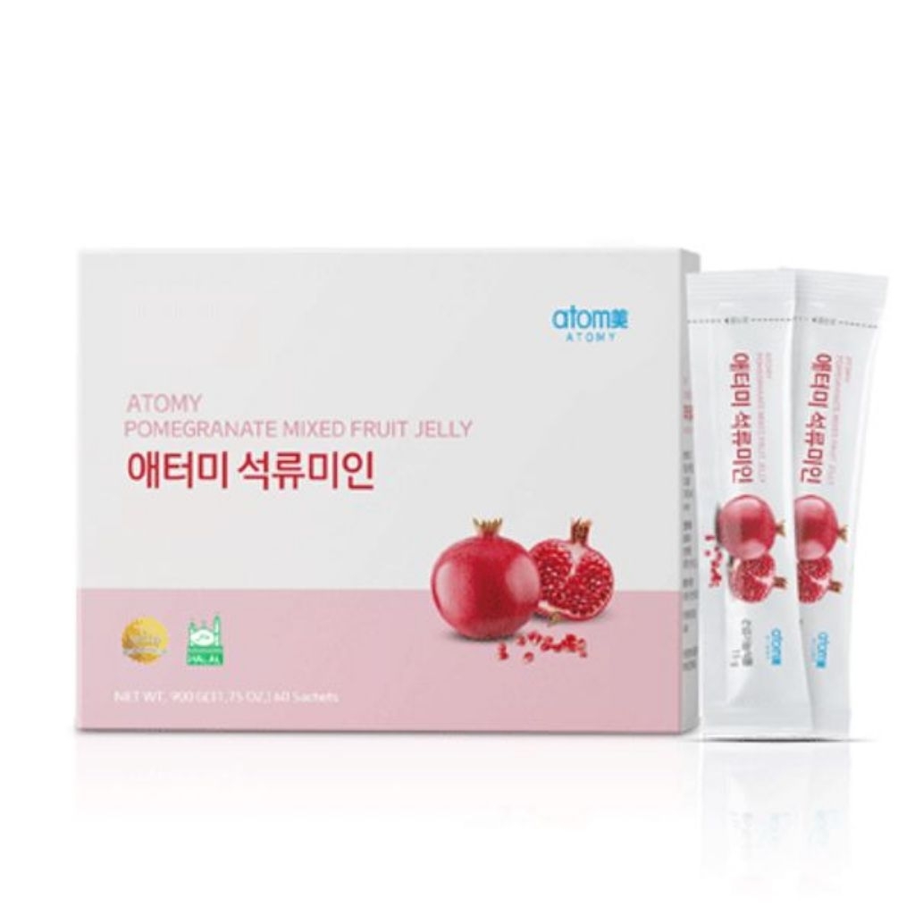 Jual Atomy Pomegranate Mixed Fruit Jelly 60 sachet Expired 2027 ...