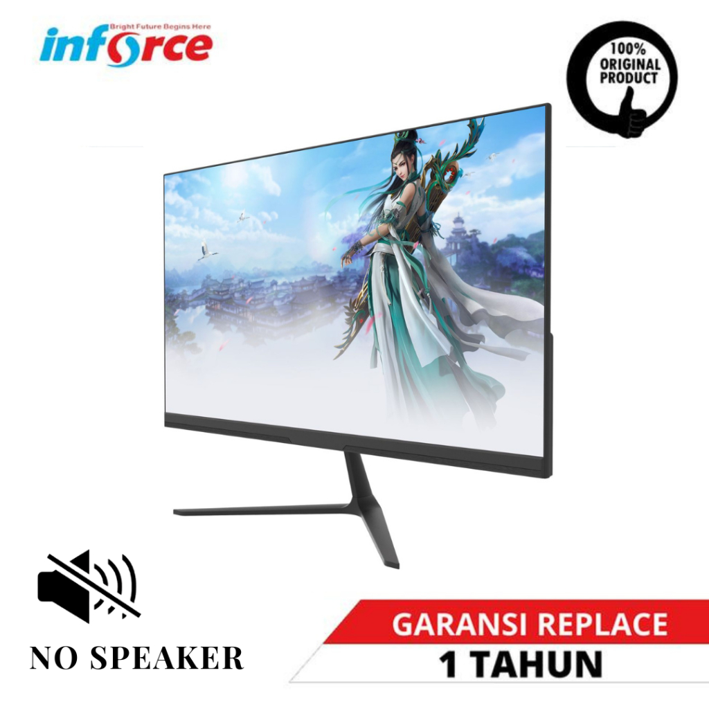 Jual Inforce Monitor 22LV (VA) Bezel Less VGA + HDMI + NO SPEAKER ...