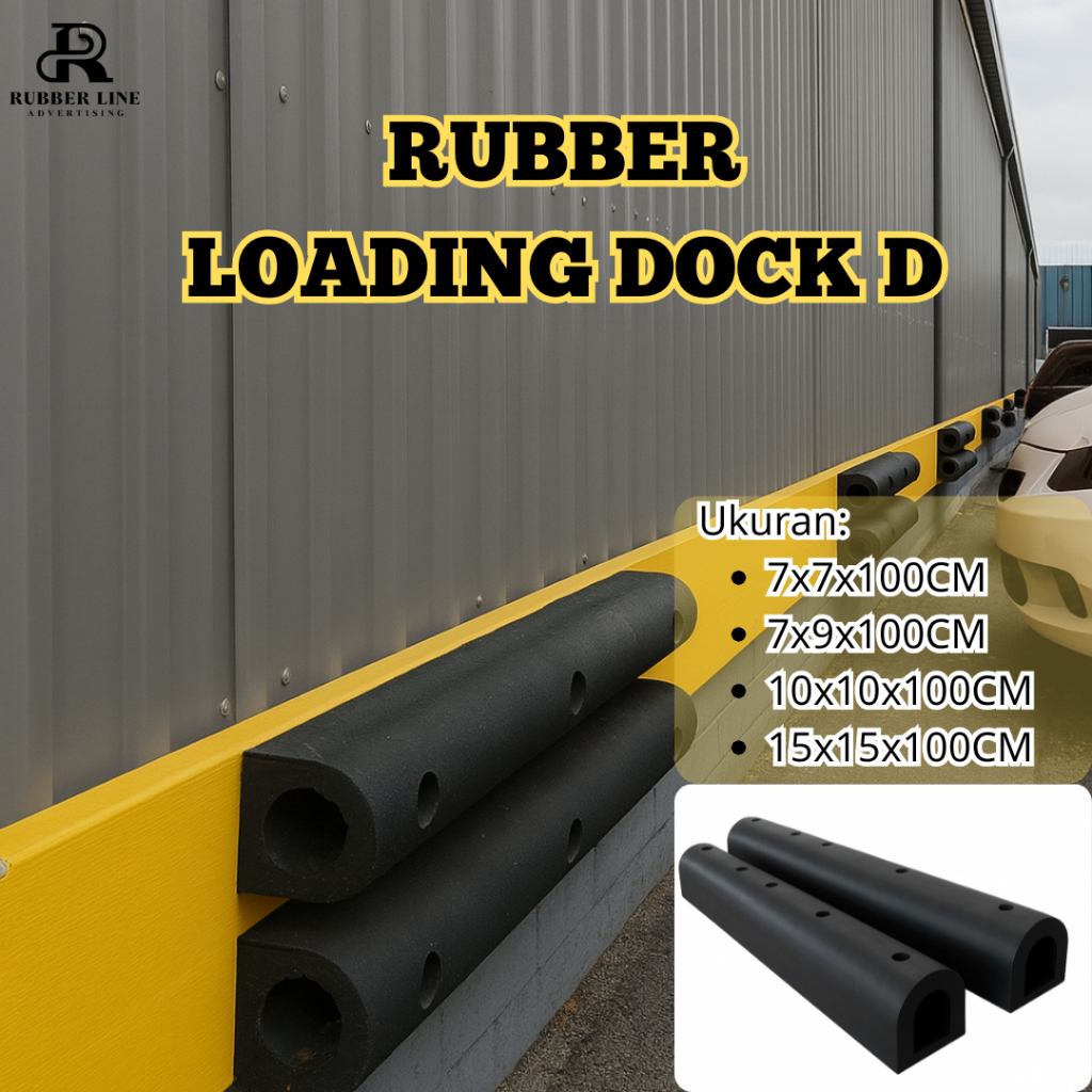 Jual Rubber Bumper Loading Dock D | Rubber Bantalan Karet Safety ...