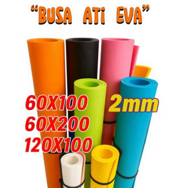 Jual Busa Ati Spons 2mm / Eva Spon / Busa Alas ( 60x100, 60x200 ...