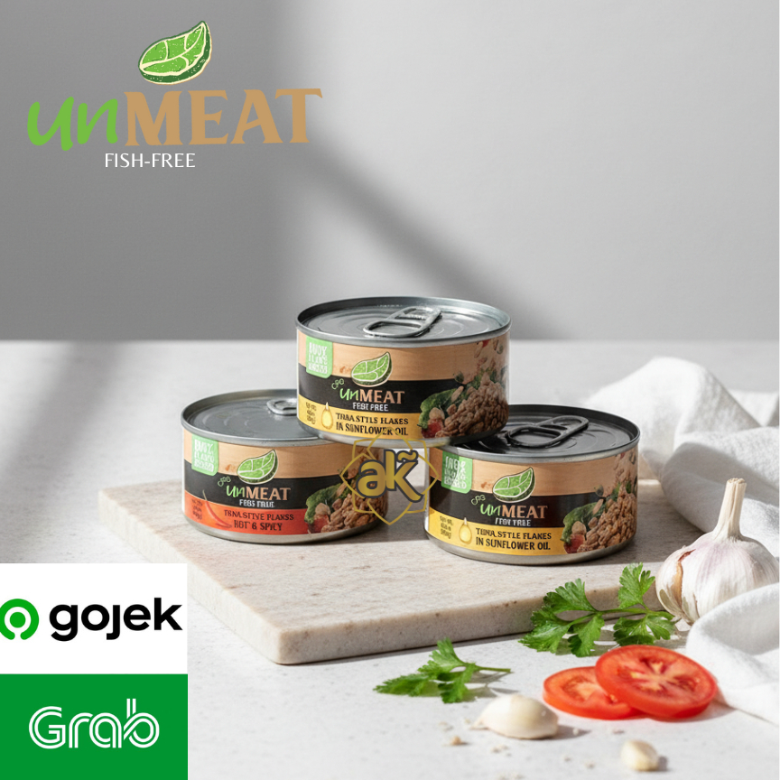 Jual UnMEAT IKAN TUNA VEGAN Protein Olahan Unmeat 180 GR Original Halal ...