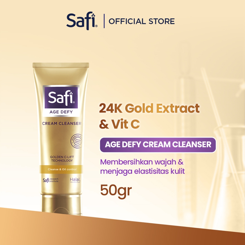 Jual SAFI - Age Defy - Cream Cleanser 50gr - Pembersih Wajah | Shopee ...