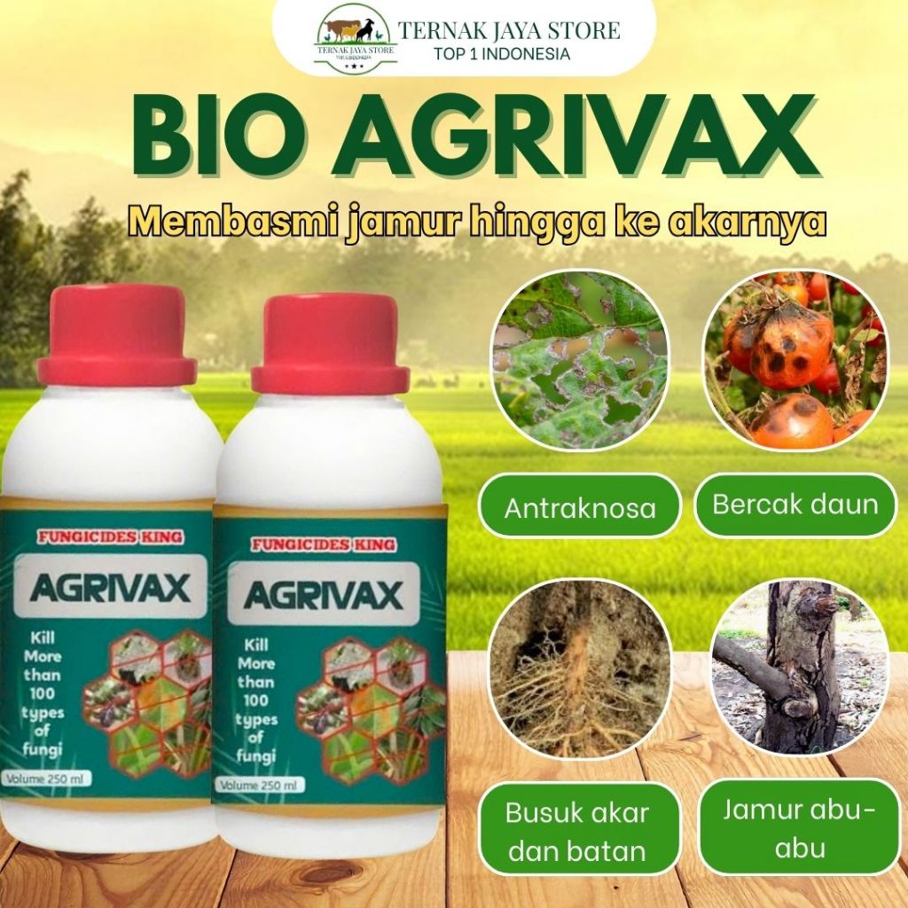 Jual Agrivax Fungisida King Pembasmi Jamur Dan Hama Tanaman 250ml ...