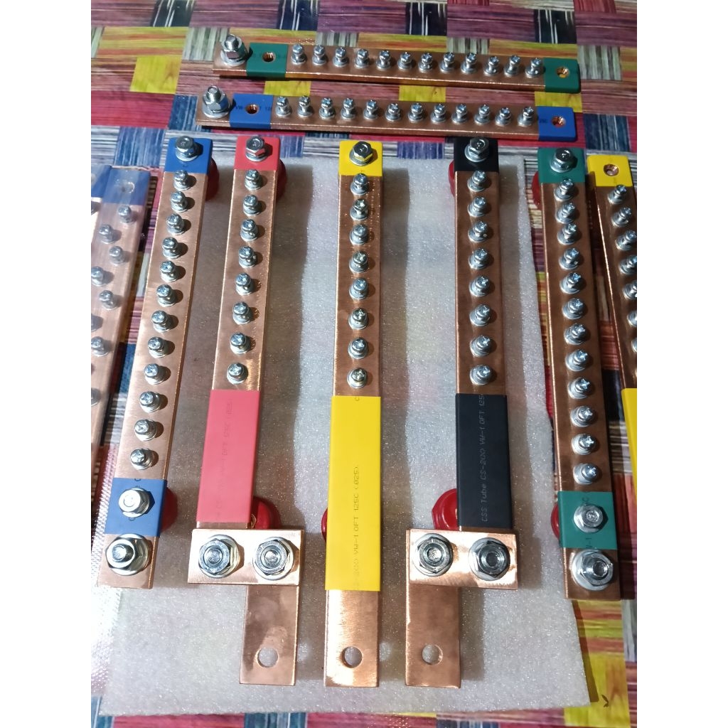 Jual BUSBAR 6×30 RSTN + GROUND PANJANG 35 CM UNTUK MCCB 400A/600A ...