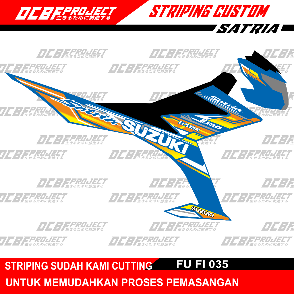 Jual STRIPING CUSTOM SUZUKI SATRIA FU FI | Shopee Indonesia