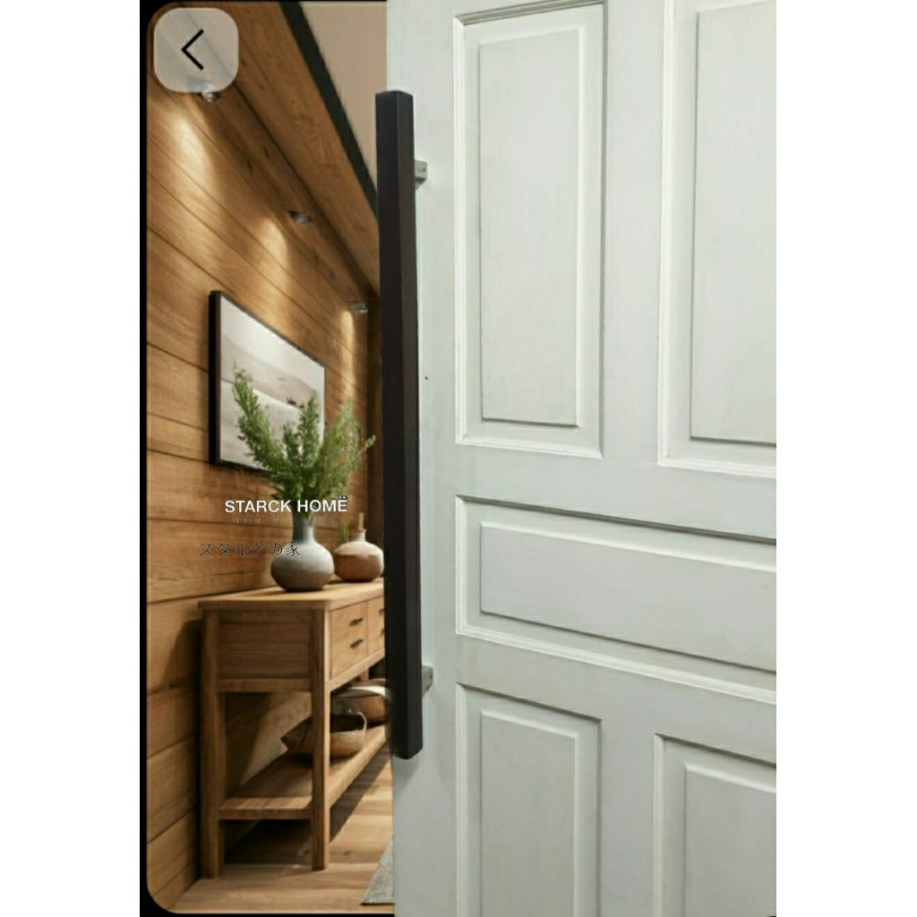 Jual Pull handle full solid kayu jati dark brown minimalis modern ...