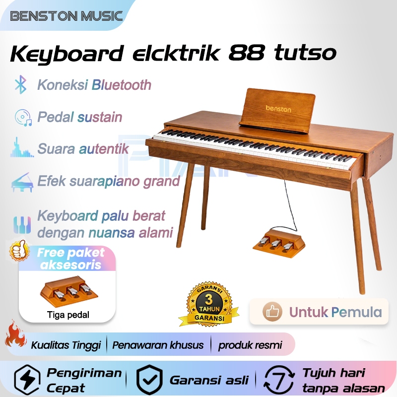 Jual Benston Music- Keyboard elcktrik 88 tutso, Keyboard elektrik 88 ...