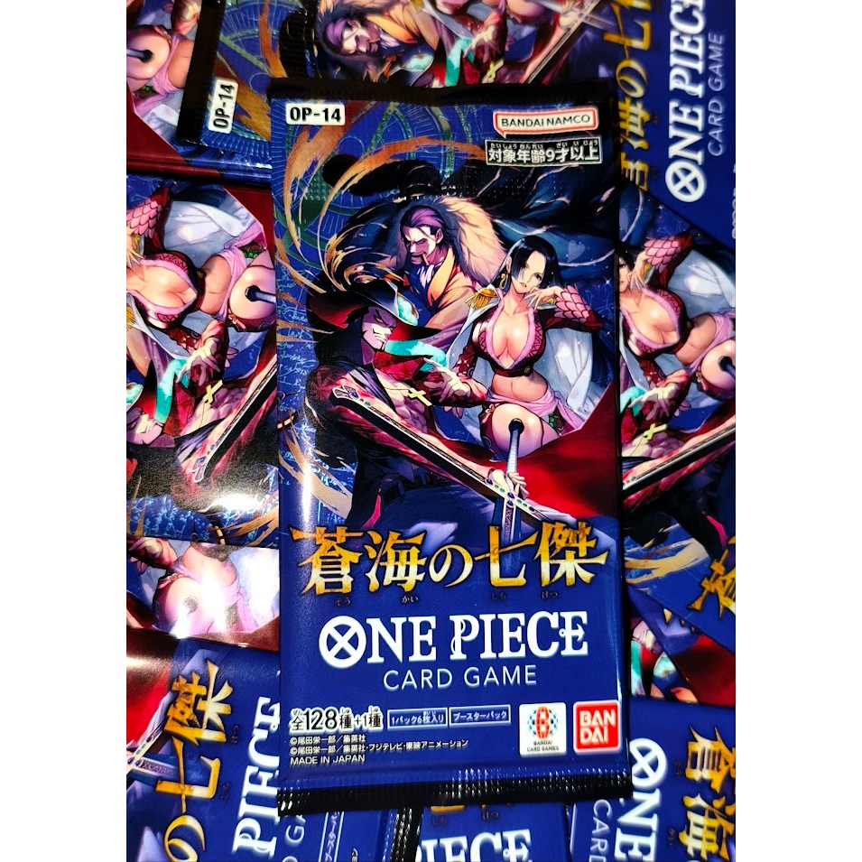 Jual One Piece TCG OP14 OP-14 Booster Pack The Azure Sea's Seven ...