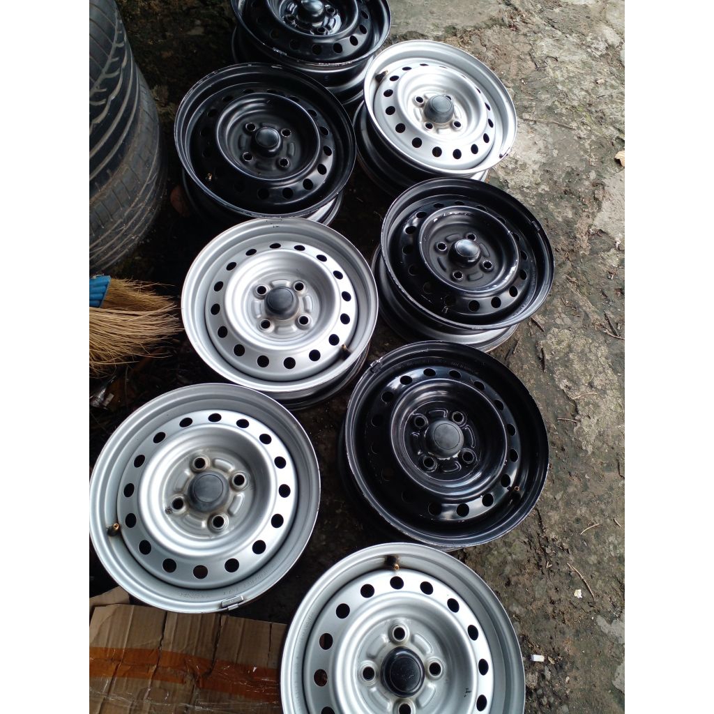 Jual velg kaleng ring 13 pcd 4x100 second | Shopee Indonesia