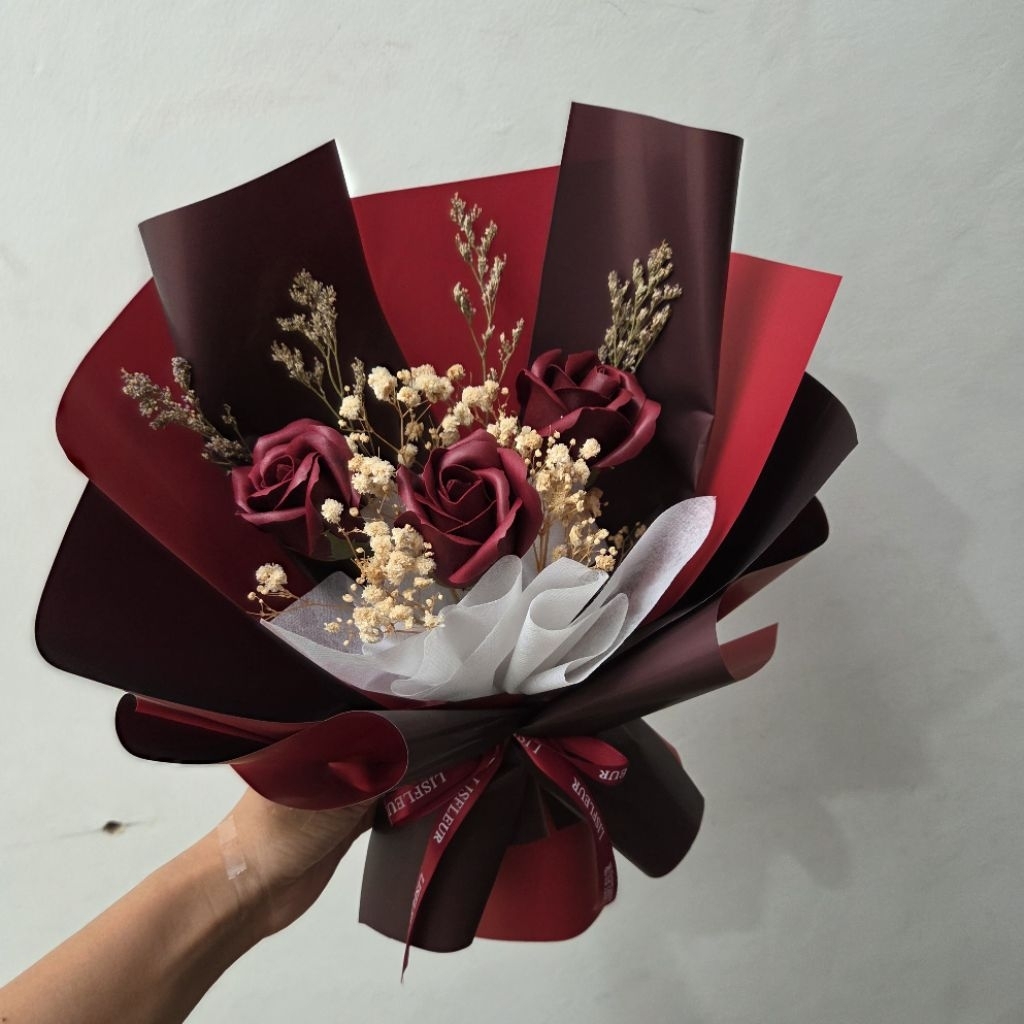 Jual buket bunga sabun ukuran kecil kode KIYA | Shopee Indonesia