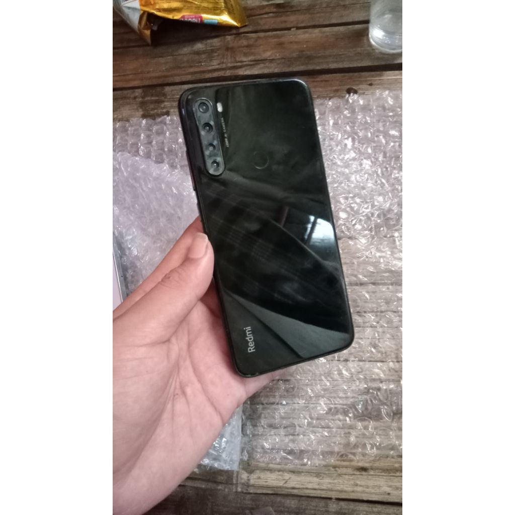 Jual REDMI NOTE 8 4/64 RESMI SECEND MINUS KACA KAMERA SEMUA FUNGSI ...