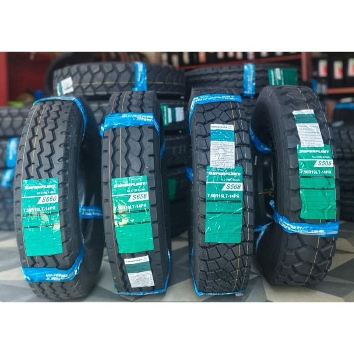 Jual Ban Truk FULLSET SUPER FLEET 750 R16 Type S506 Tahan Beban Berat ...