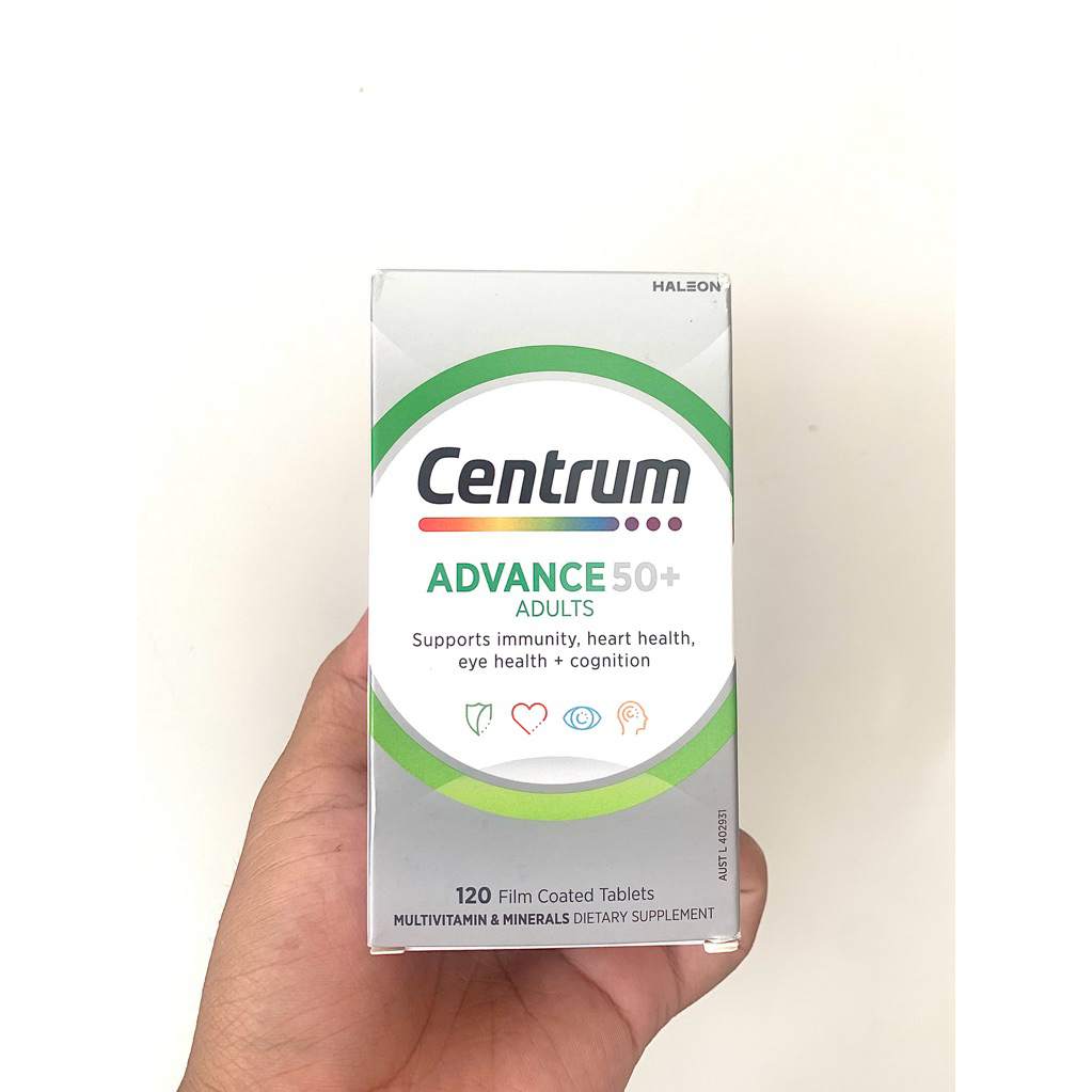 Jual Centrum Advance 50+ Daily Multivitamin Supplements 120 pack ...
