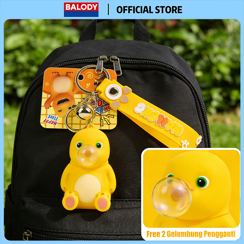 Jual BALODY Gantungan Kunci NaIlong Dino Kuning Gantungan Kunci Bubble ...