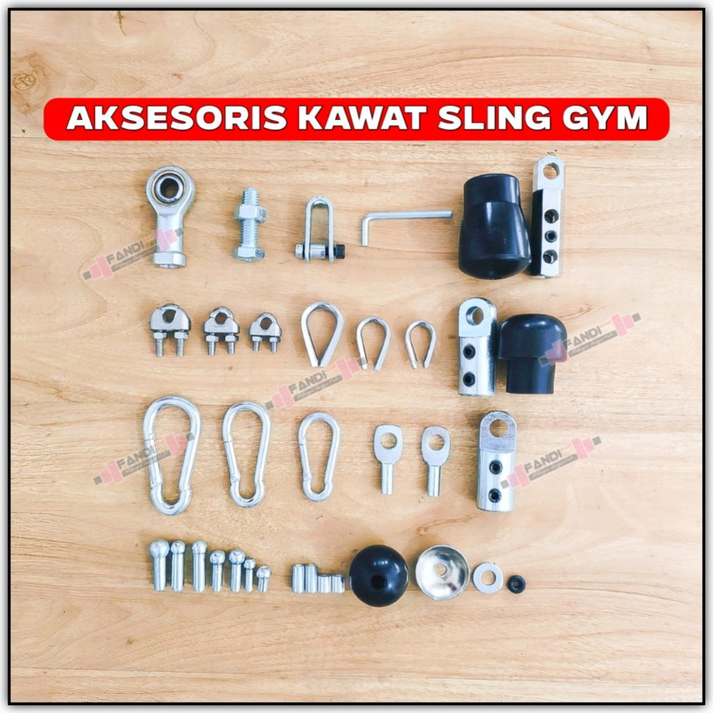 Jual Aksesoris Klem Clamp Pin Hook Mur Penjepit Kawat Sling Alat ...