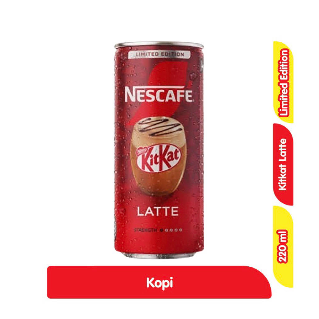 Jual Nescafe Kitkat Latte Limited Edition 220 ml | Shopee Indonesia